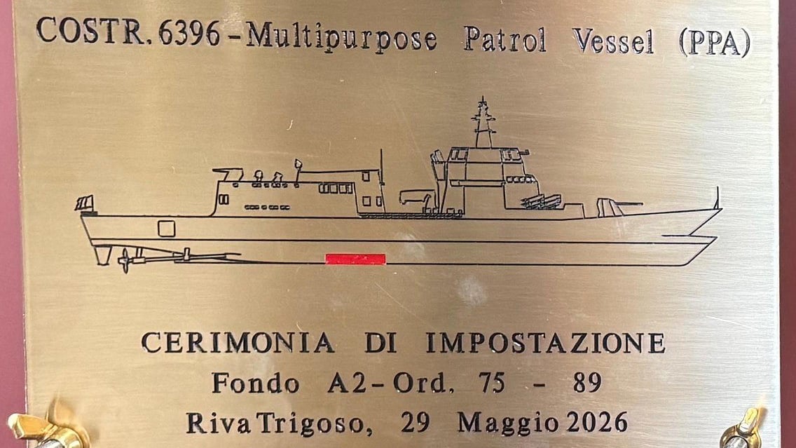 Keel laid for Italian Navy's eighth Thaon di Revel-class patrol ship
