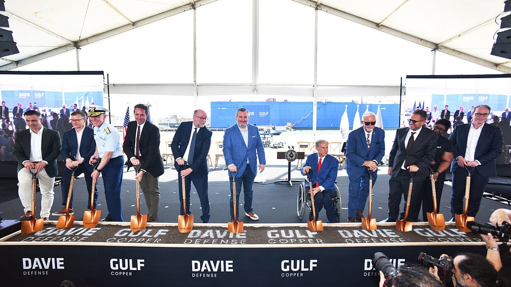 Davie Defense breaks ground on modernisation of Gulf Copper Shipyards