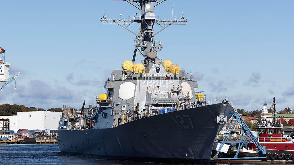 US Navy takes delivery of guided-missile destroyer Patrick Gallagher
