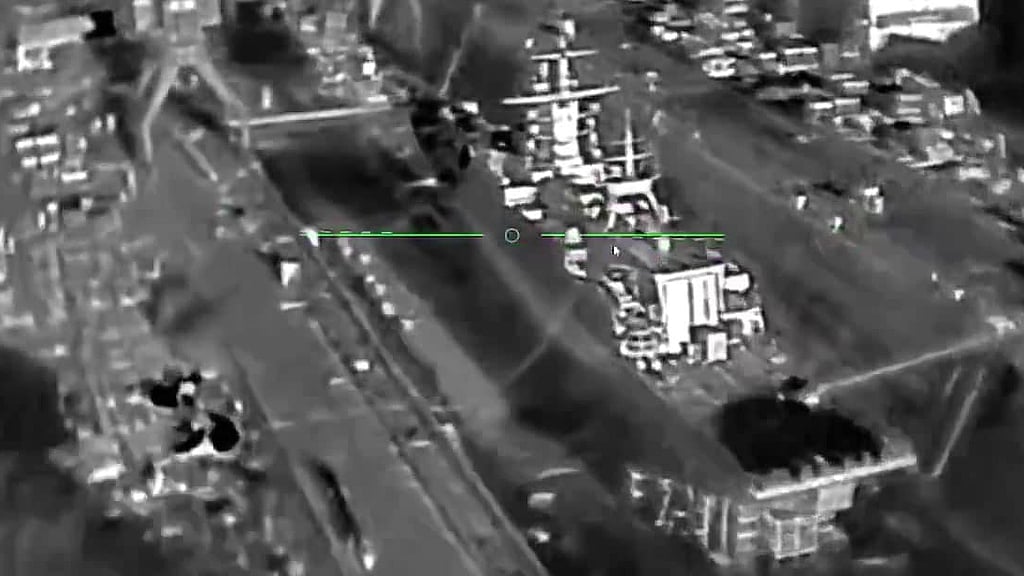 Ukrainian military claims successful drone strike on Russian warship