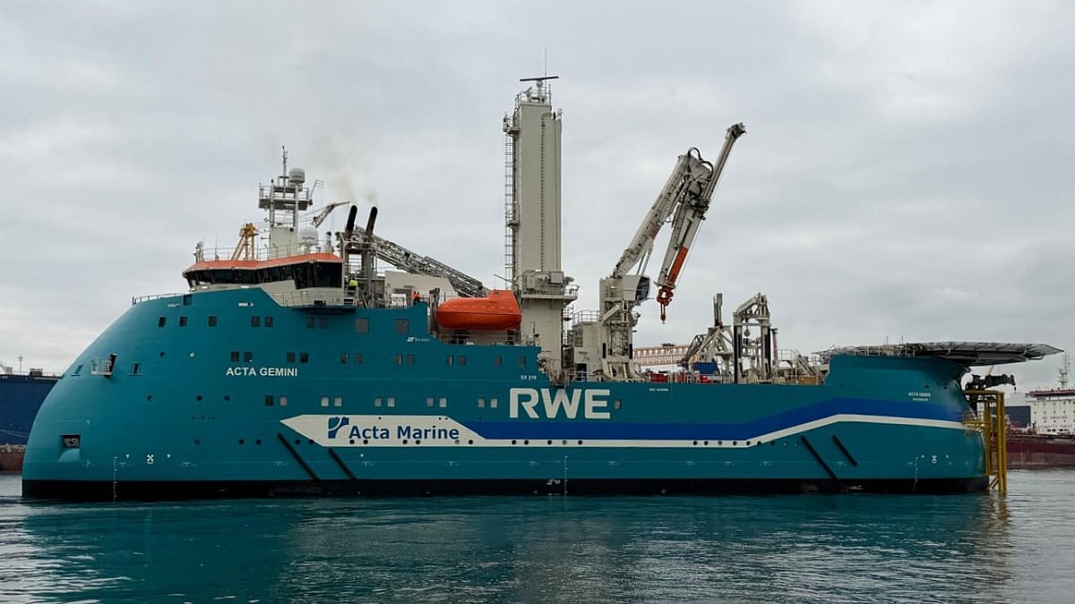 Acta Marine takes delivery of third hybrid CSOV in series