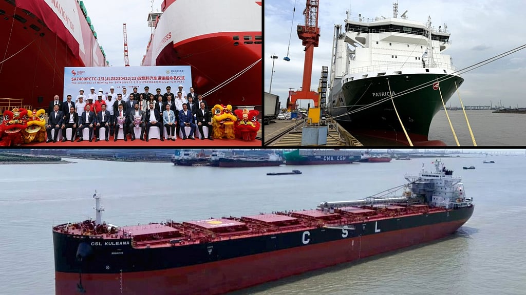 Heavy lift ship delivery, bulker orders from Hong Kong and more