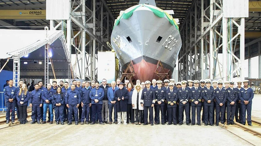 Brazilian Navy's third Tamandare-class stealth frigate floated out