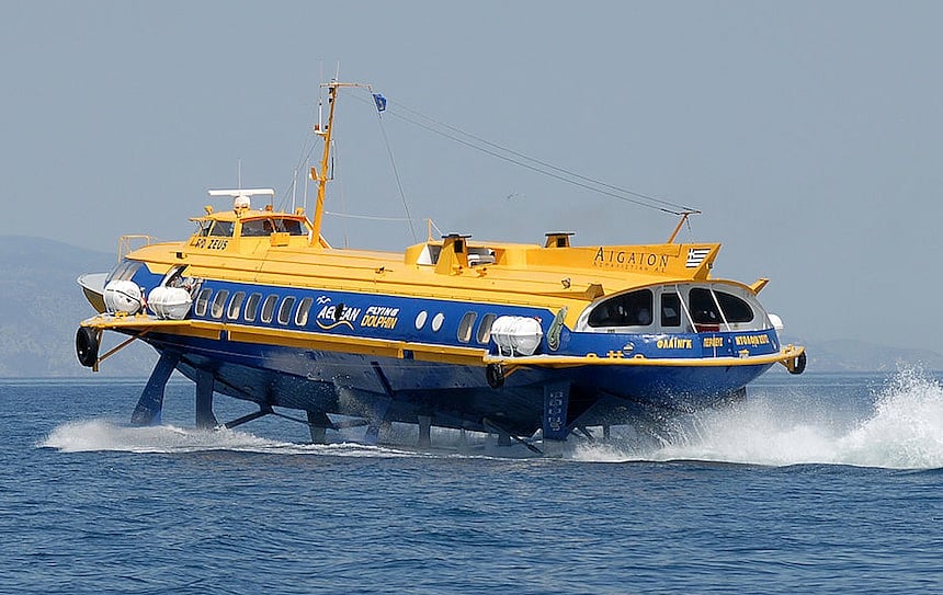 Reference list of hydrofoil vessels built worldwide