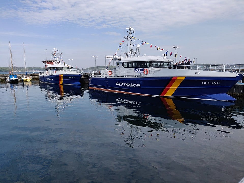 Baltic Workboats delivers final one of three 24m patrol boats to German ...