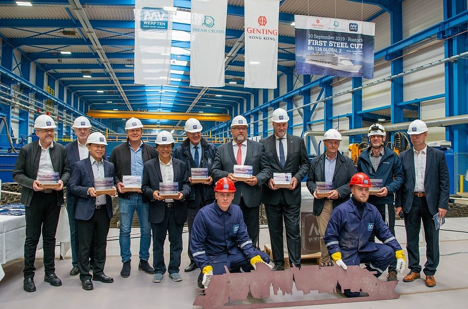 Construction starts on second Global-class ship for Genting