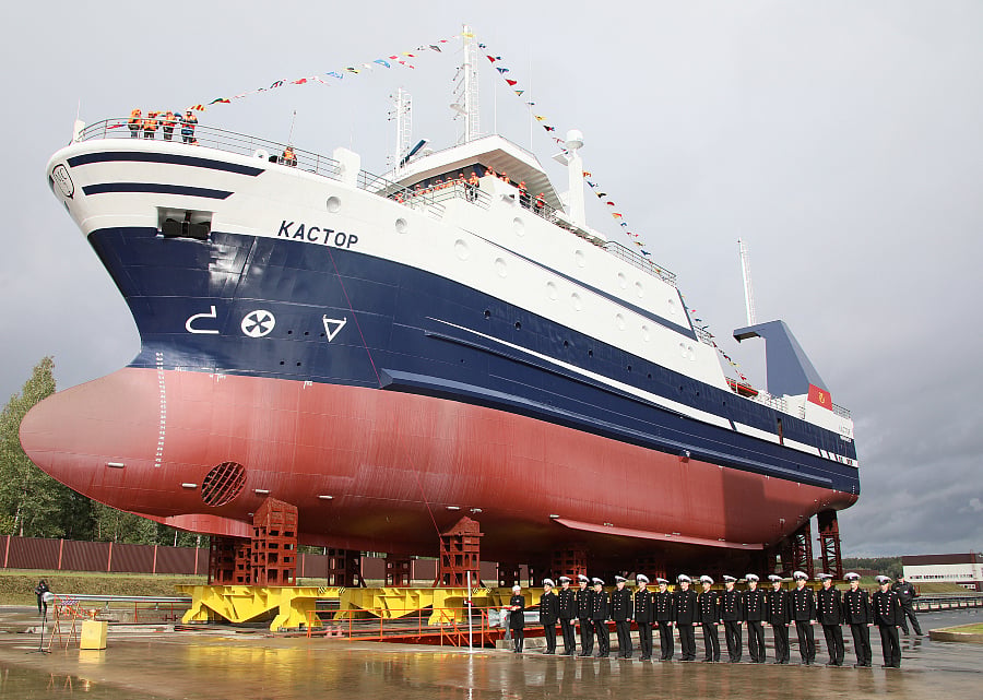 Pella Shipyard launches second Project 03095 trawler-processor