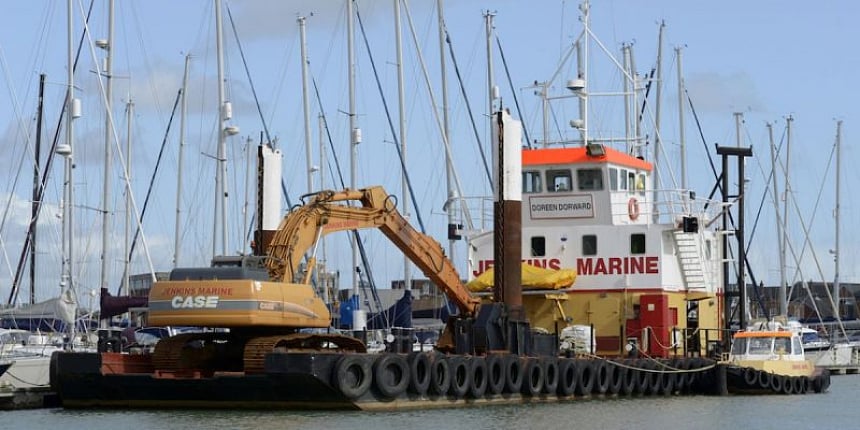 Jenkins Marine kicks off Haslar Marina maintenance dredging