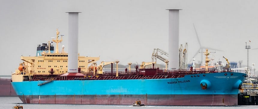 Maersk tanker completes rotor sail propulsion tests