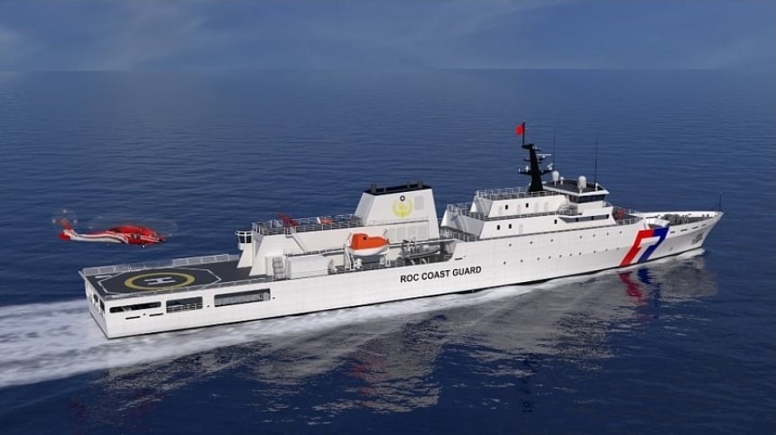 Construction begins on 4,000-tonne patrol vessel for Taiwan Coast Guard