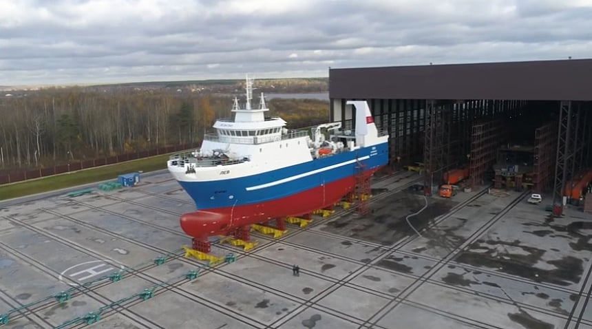 Pella launches second Project 1701 freezer trawler for Fest Group