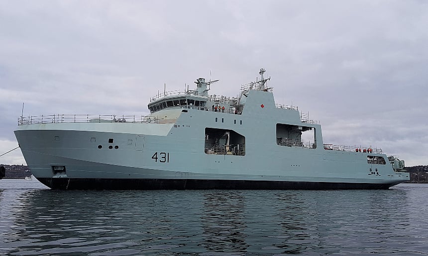 Irving launches Royal Canadian Navy’s second Harry DeWolf-class patrol ship