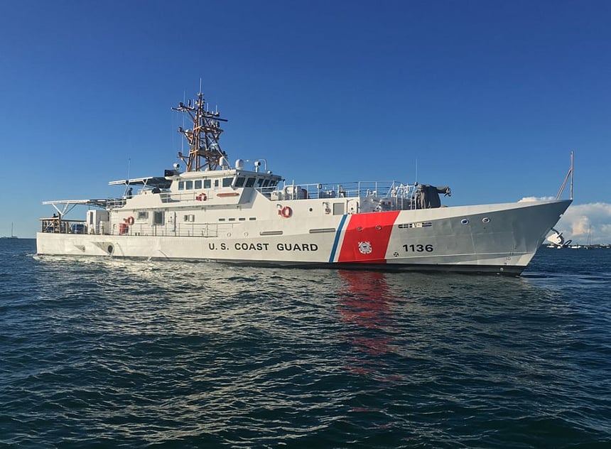 Bollinger delivers fast response cutter Daniel Tarr to US Coast Guard