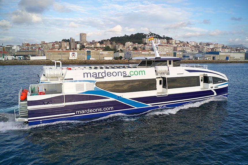 Armon Shipyard launches new ferry for Mar De Ons
