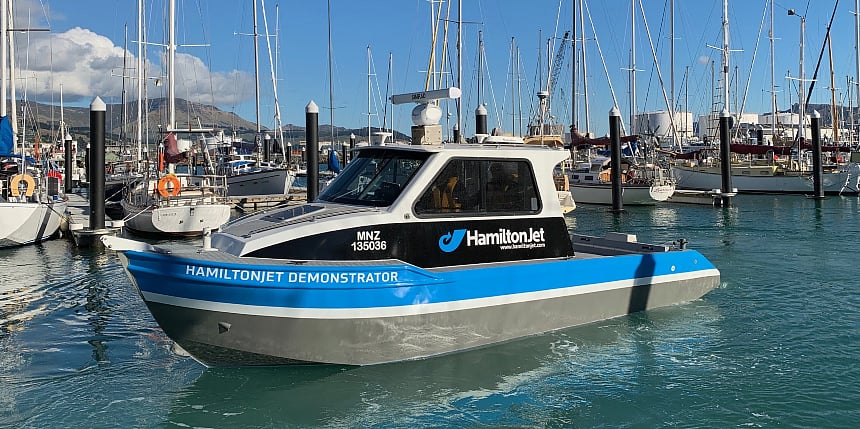 Sea Machines, HamiltonJet begin trials of autonomous workboat
