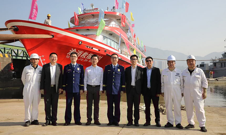 Jianglong launches new command boat for Chongqing fire brigade