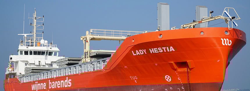 Wijnne Barends takes delivery of second of six 4,200DWT vessels