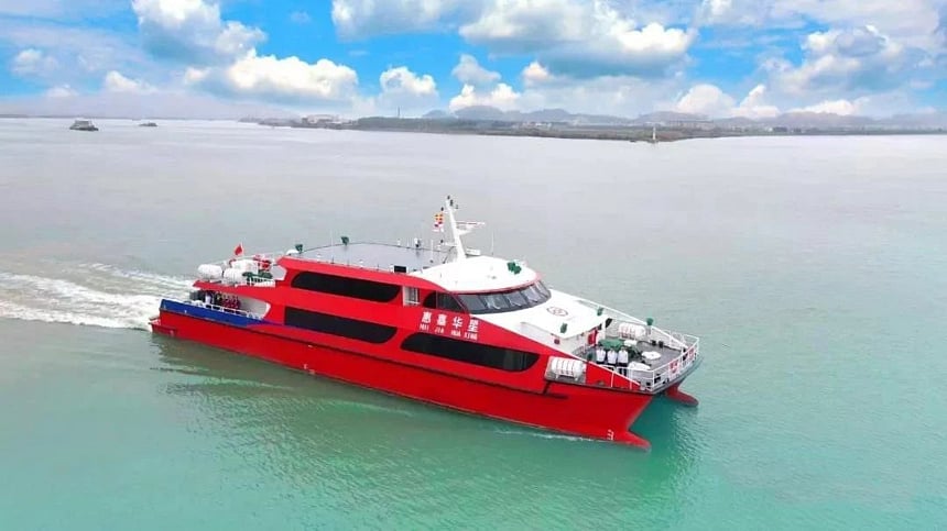New fast ferry delivered to Guangdong Jianghua Shipping