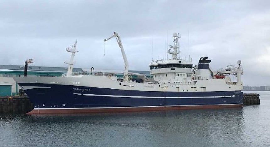 Russian trawler sinks in Sea of Okhotsk following onboard fire