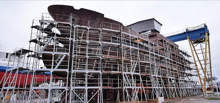 Pella Shipyard begins building crabber pair for local operator