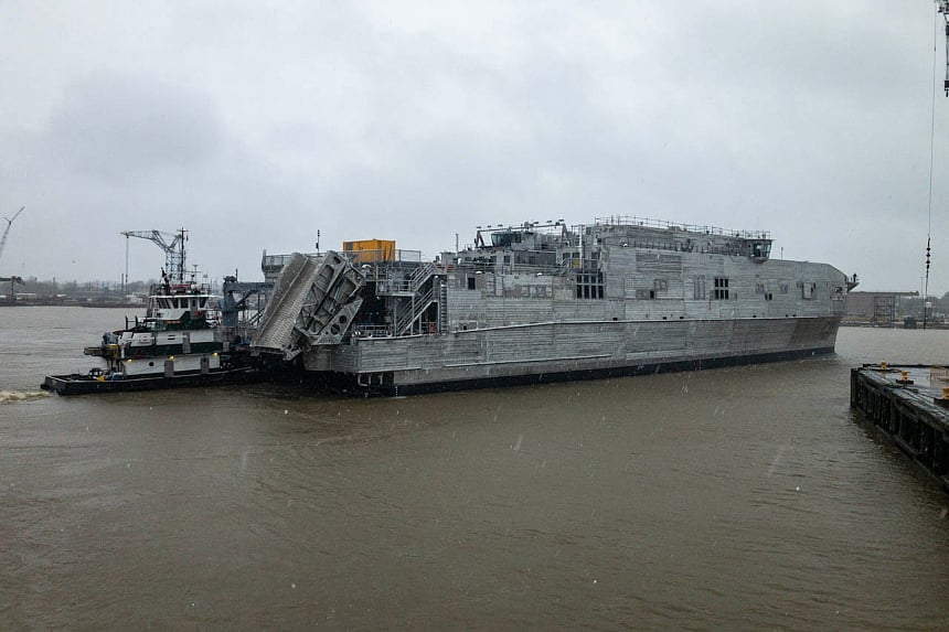 Austal launches 12th Spearhead-class EPF for US Navy