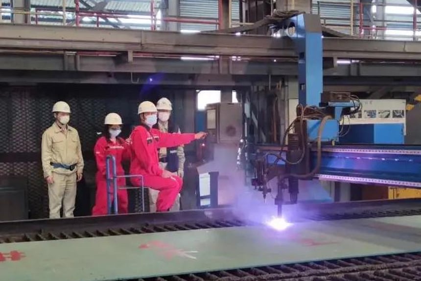First steel cut for new self-unloading bulker for CSL Group