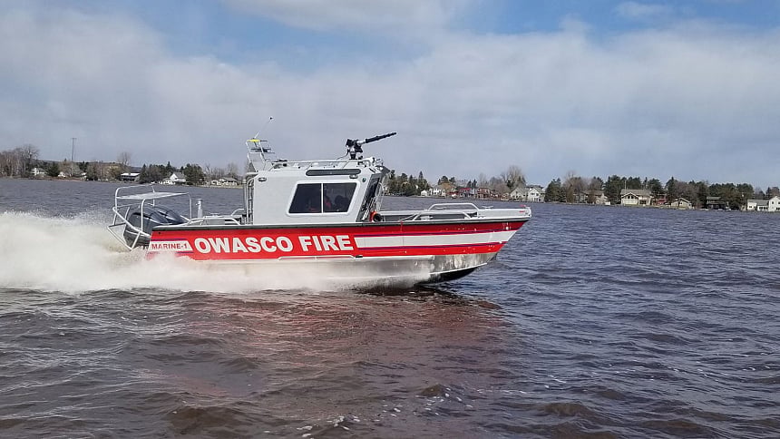 Lake Assault delivers response craft to Owasco Fire Department