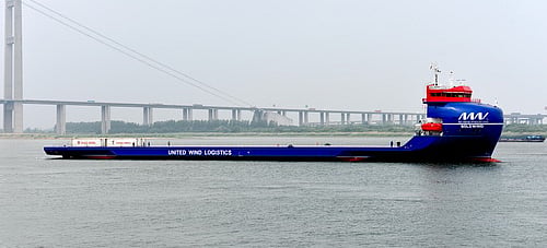 Jiangsu Zhenjiang delivers heavy transport ship to United Wind Logistics