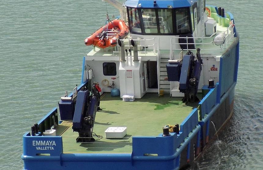 UK’s SMS Group delivers fish farm workboat to Maltese operator