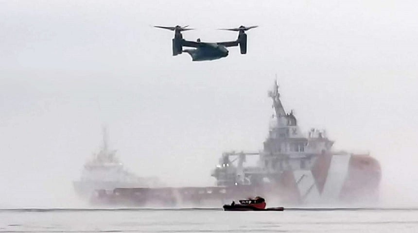 HM Coastguard, RNLI, partners respond to fatal jet fighter crash in ...