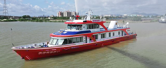 Jianglong Shipbuilding delivers new firefighting command boat for ...