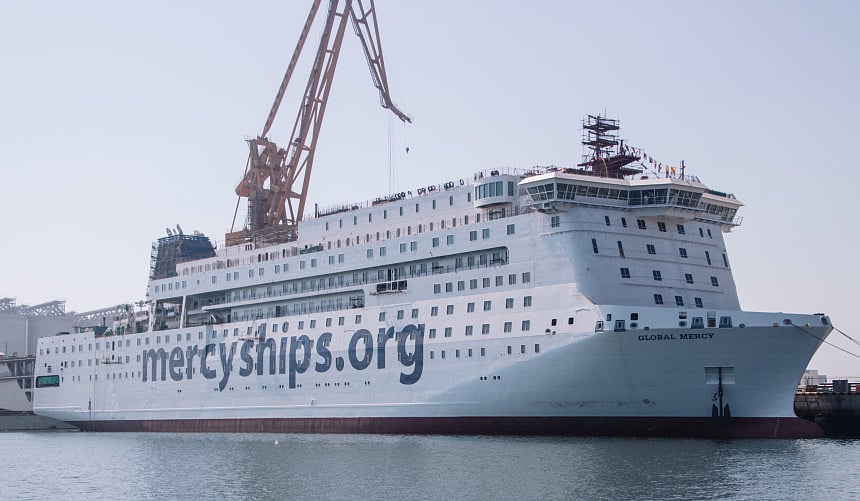 Mercy Ships unveils new hospital ship