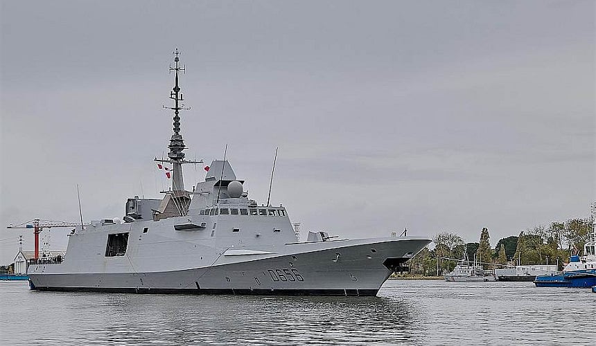 Future French frigate Alsace begins sea trials