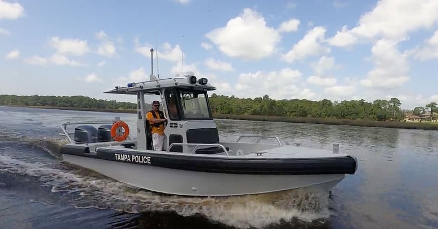 Tampa Police gets new patrol craft from Silver Ships