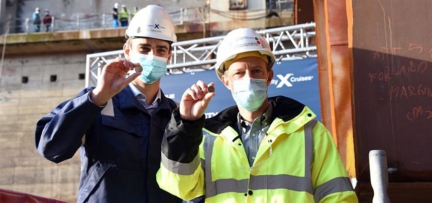 Keel laid for Celebrity Cruises’ third Edge-class ship