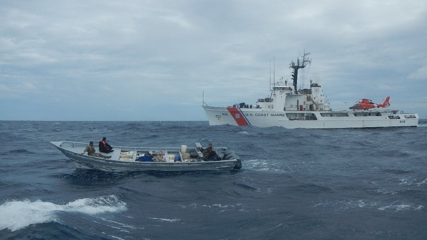 US Coast Guard cutter Active offloads US$159 million in seized cocaine