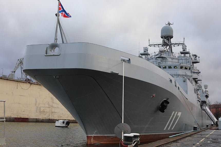 Landing ship Pyotr Morgunov handed over to Russian Navy