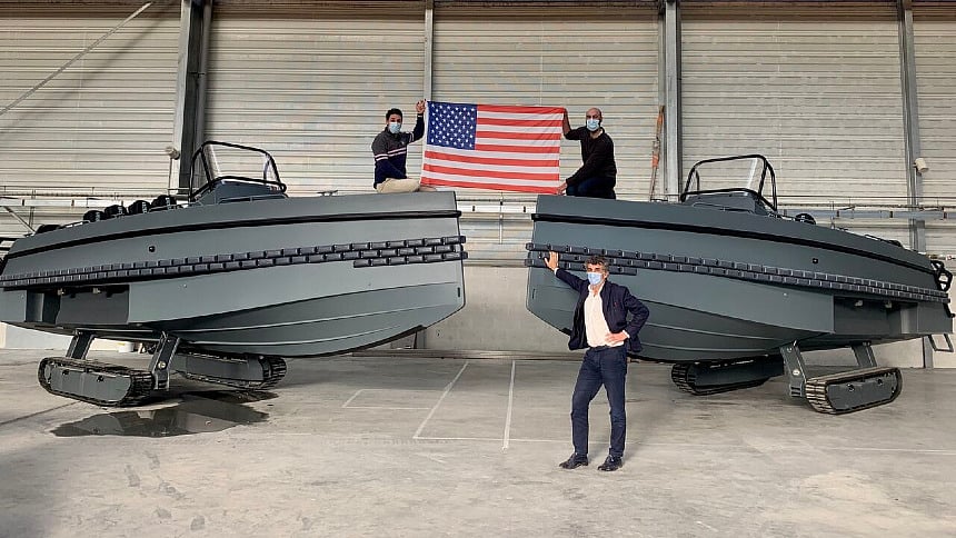 Construction completed on amphibious interceptor pair for US Navy