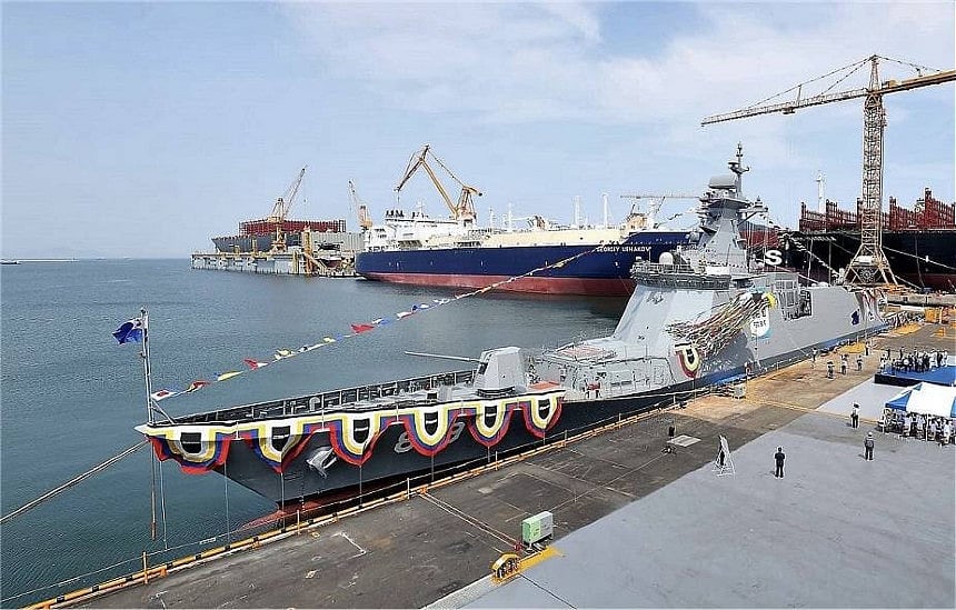 Second Daegu-class frigate delivered to South Korean Navy