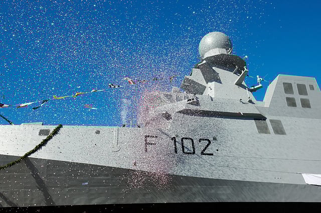 Qatar’s second Doha-class corvette hits the water, keel laid for fourth