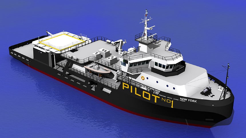 Conversion nearly complete on new pilot station boat for Staten Island