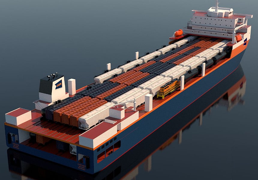 Chinese builder launches CG Railway’s newest Ro-Ro ferry