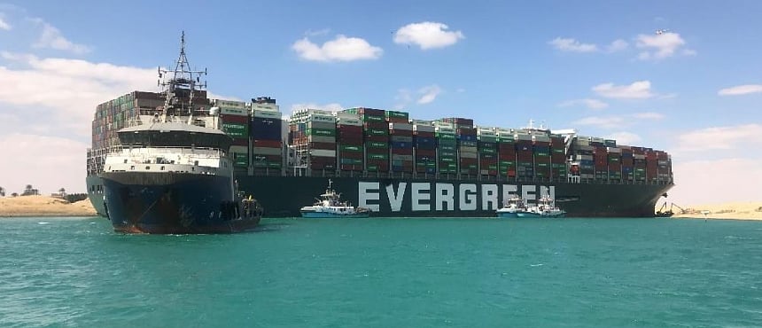 Ever Given fully refloated six days after grounding in Suez Canal