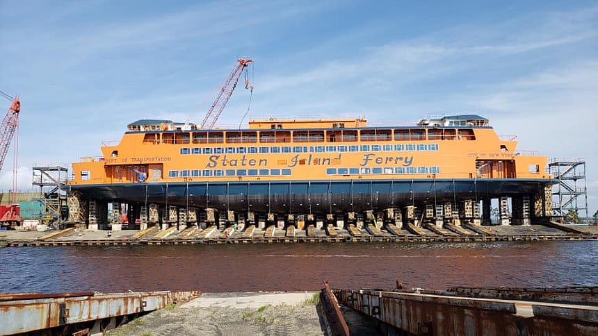 Staten Island Ferry’s third Ollis-class vessel formally named