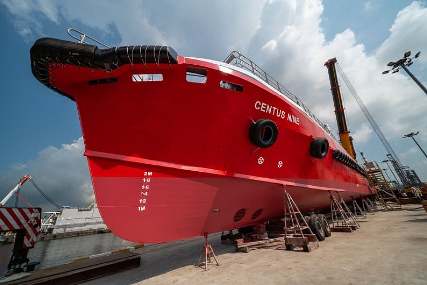 Centus Marine’s newest crewboat floated out