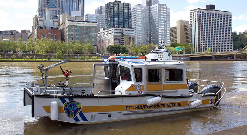 Pittsburgh Public Safety adds newbuild to river police and rescue boat ...