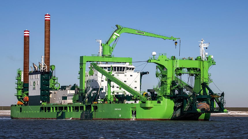 Cutter suction dredger Spartacus delivered to DEME