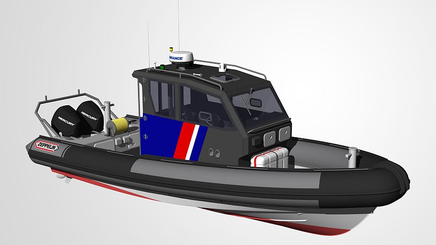 French designer unveils new 9m RHIB series