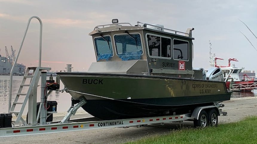 New survey boat delivered to USACE Baltimore District