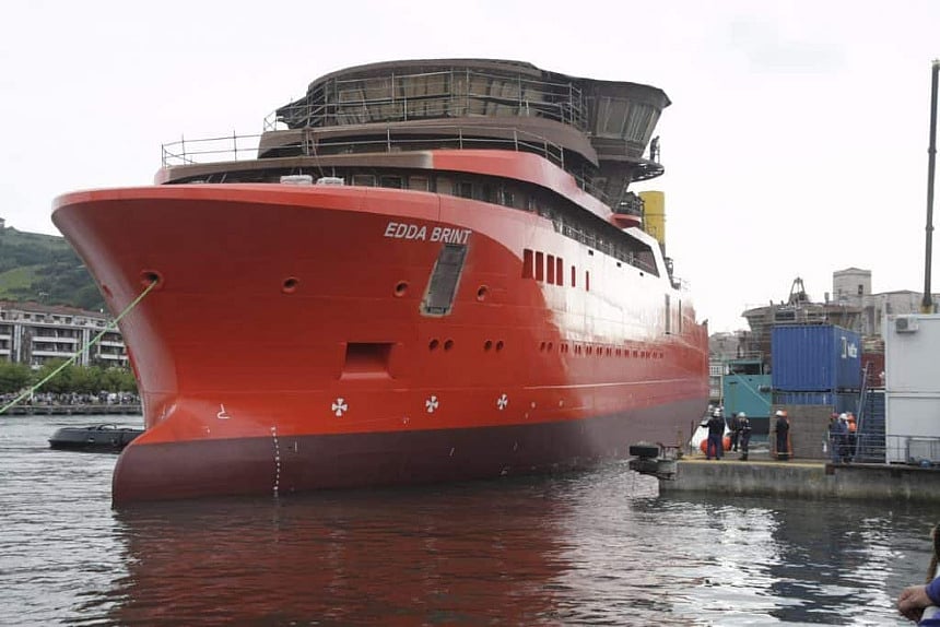 Spanish yard launches first of two SOVs for Edda Wind